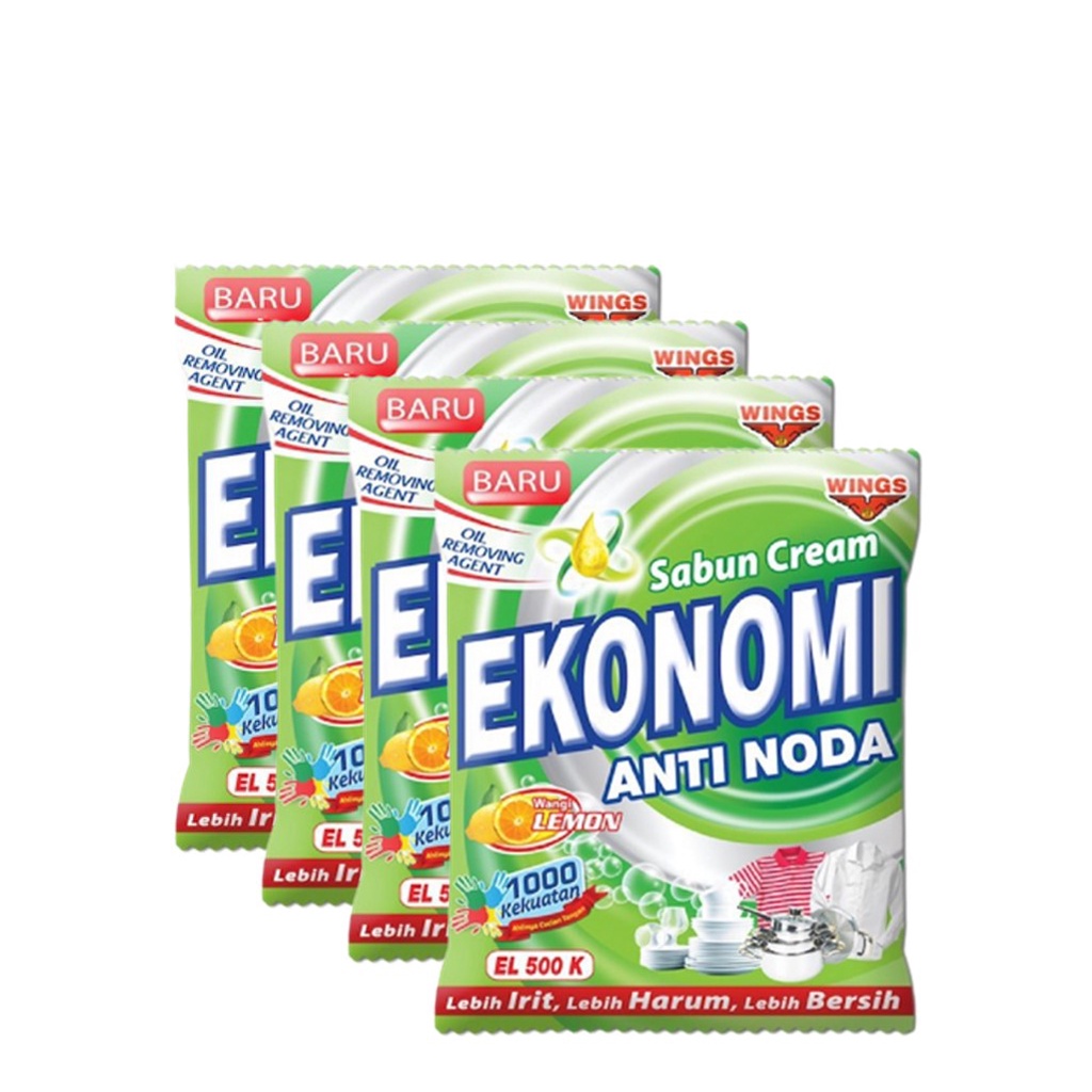 Jual Ekonomi Deterjen Krim Lemon 4 x 380 gr | Shopee Indonesia