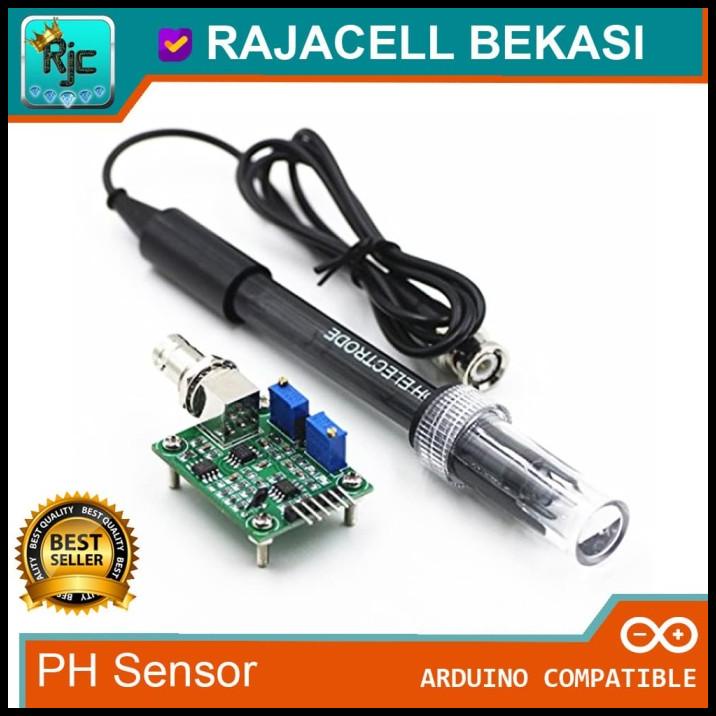Jual Ph Sensor Module V.1.1 With Ph Probe With Msp340 Shield Arduino ...