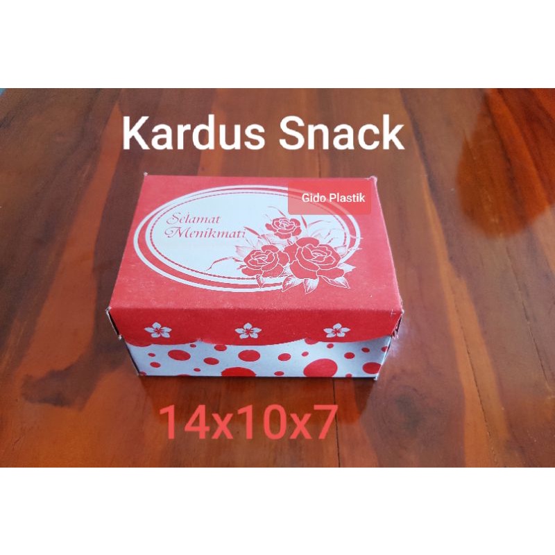 Jual Kardus snack /Kardus snack muat satu aqua 3 jajan/ Harga per ...