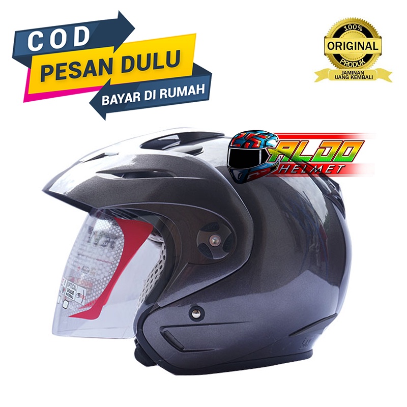 Jual HELM KYT | HELM | KYT ROMEO | Helm KYT romeo solid GUNMETAL ori ...