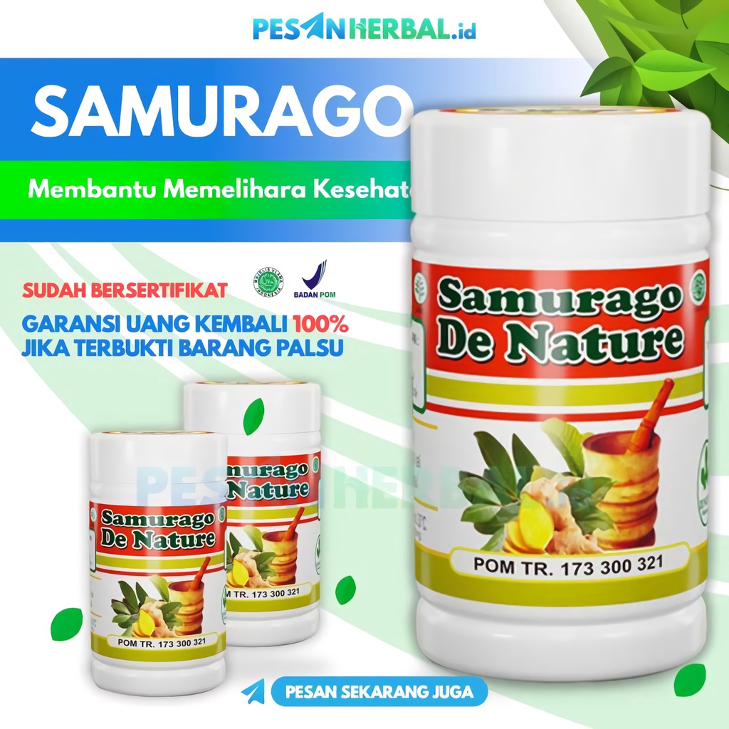 Jual OBAT ASAM URAT NYERI SENDI FLU TULANG Ampuh SAMURAGO HABATOP ...