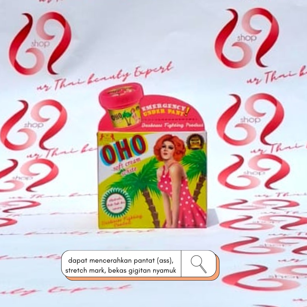 Jual OHO SOFT WHITE CREAM DARK THAILAND | Shopee Indonesia