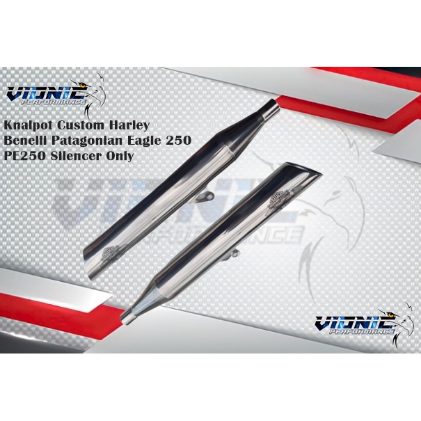 Jual Knalpot Custom Harley Benelli Patagonian Eagle 250 PE250 Silencer ...