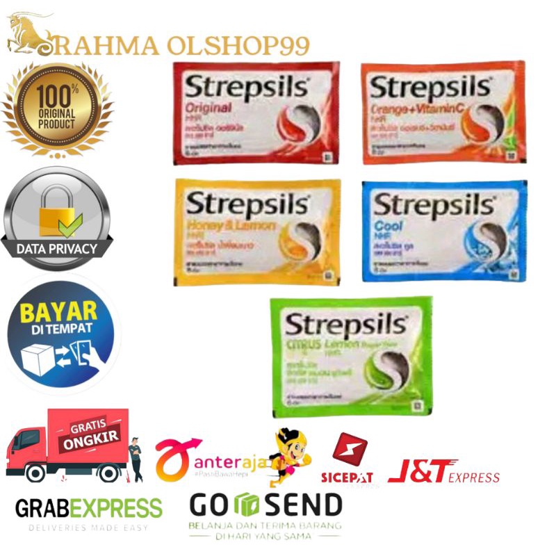 Jual strepsils permen/Strepsils cool/strepsil sugar free lemon | Shopee ...