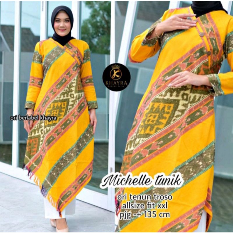 Jual Tunik Tenun Troso Lengan Panjang | Shopee Indonesia