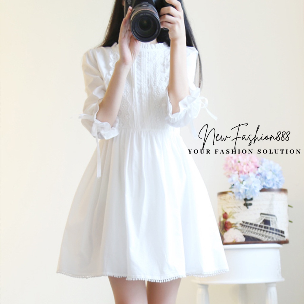 Jual Dress Putih Korea Terlengkap & Harga Terbaru Desember 2022 ...