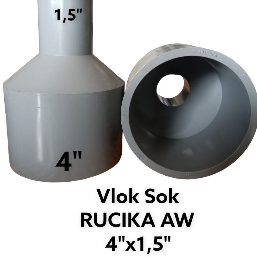 Jual VLOK SOK 4" x 11/2" RUCIKA AW/PLOKSOK SAMBUNGAN PIPA / V SOK ...