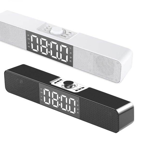 Jual Speaker Jam Bluetooth Versi 5.0 + Alarm dan Radio Q10 model ...