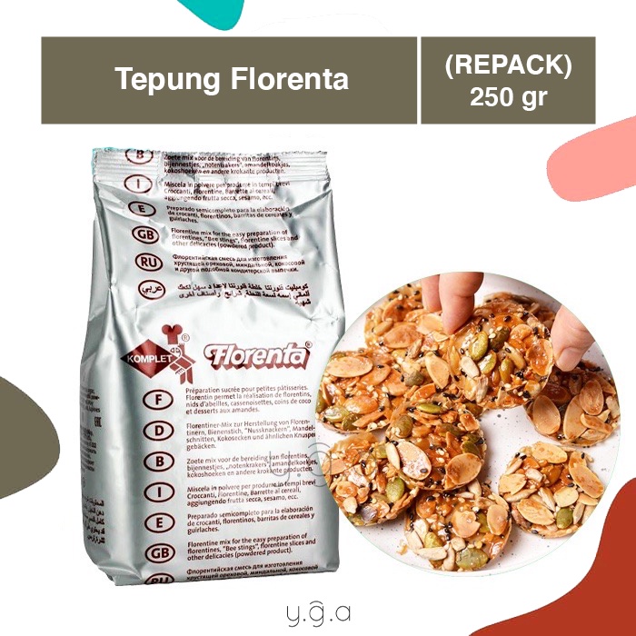 Jual Tepung Florenta / Florentine Cookies Flour Mix (REPACK) 250gr ...