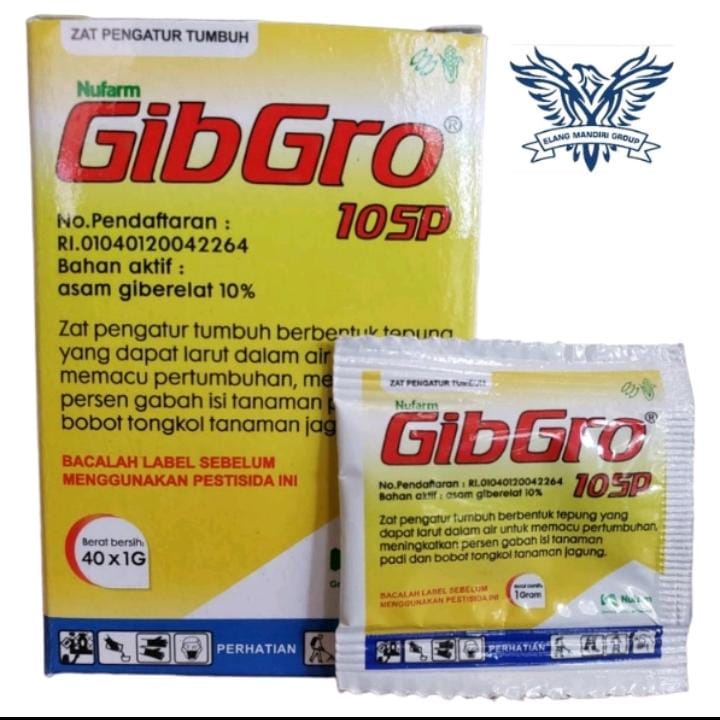 Jual Gibgro 10 SP 1 Gram Persachet ZPT Penyubur Padi, Gabah, Jagung ...