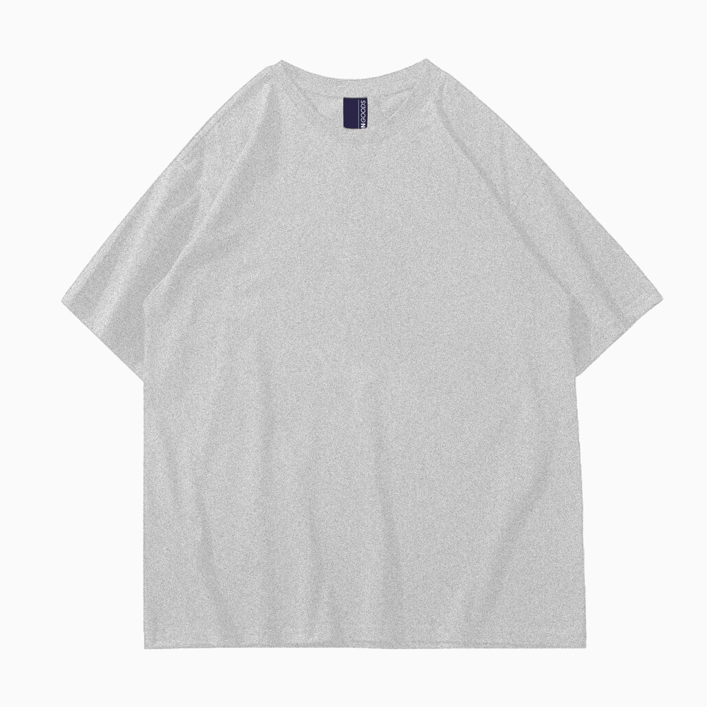 Jual Button Goods Oversize T-shirt Basic - Kaos Polos Oversize - T-shirt Oversize Unisex Abu ...