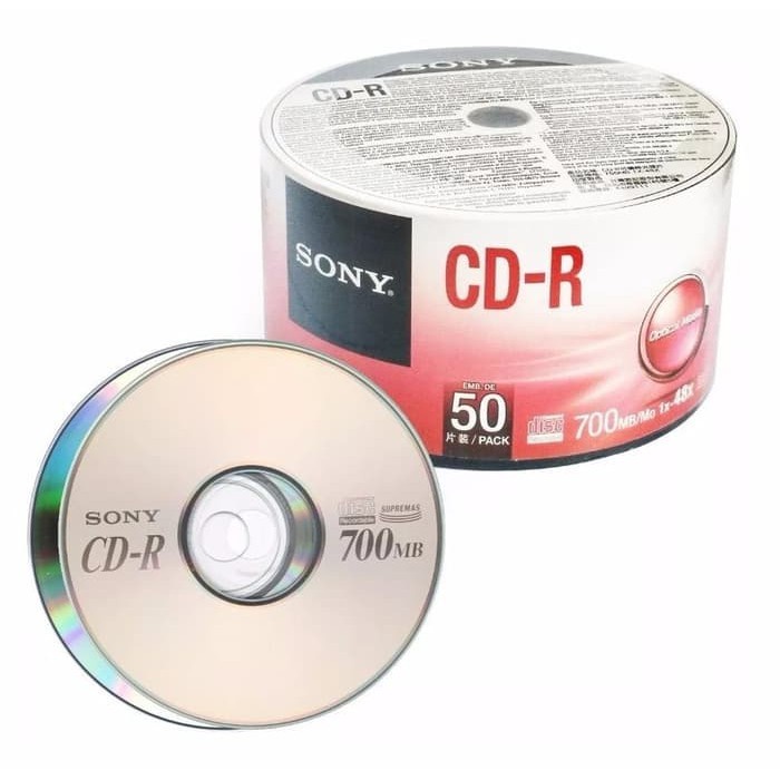 Jual CD-R SONY / CD R SONY (isi 50pcs) | Shopee Indonesia