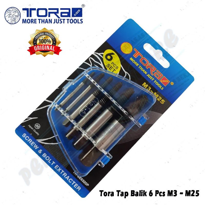 Jual Tap Balik Set TORA 6pc Alat pembuka baut rusak berkualitas / Screw ...