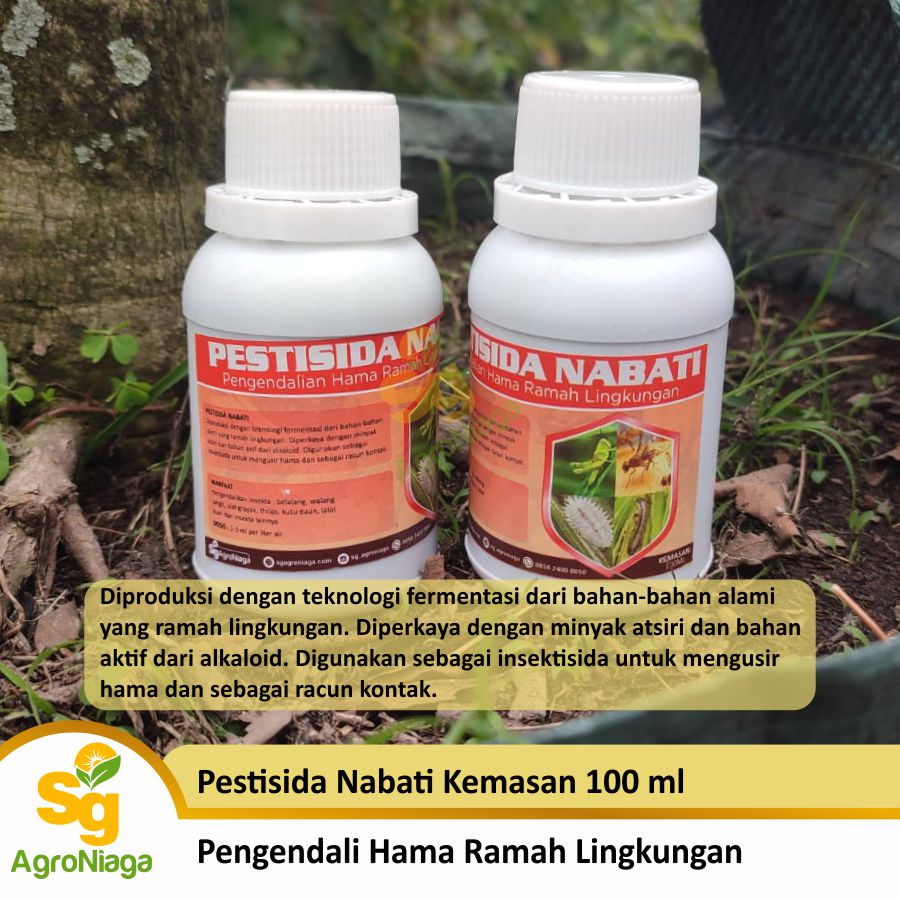 Jual Pestisida Nabati Pestisida Organik Kemasan 100 ml Insektisida ...