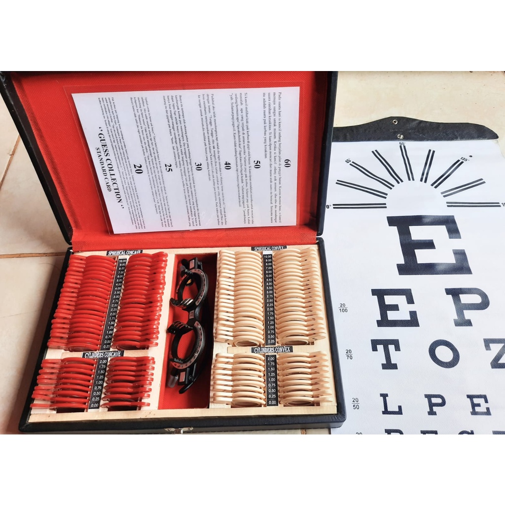 Jual Trial Lens Set Alat Periksa Mata Full Set | Shopee Indonesia