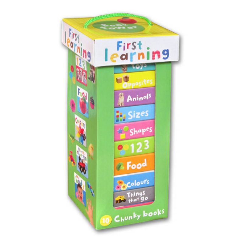 Jual First Learning Book Tower With 10 Chunky Books | Shopee Indonesia