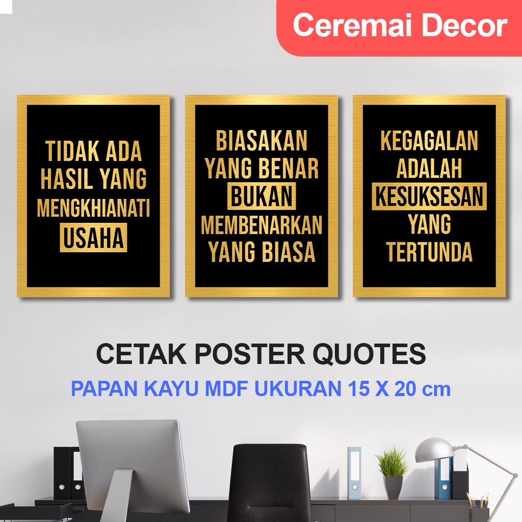 Jual CM DECOR - QUOTES KATA BIJAK MOTIVASI KATA MUTIARA HIASAN DINDING ...