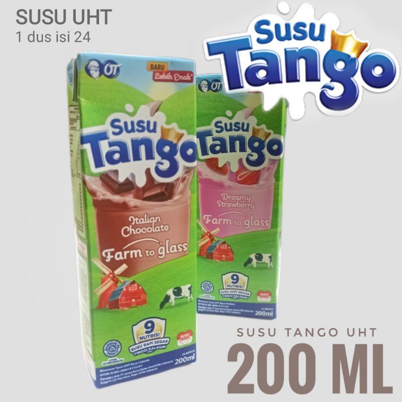 Jual Susu Tango UHT 200ml all varian | Shopee Indonesia