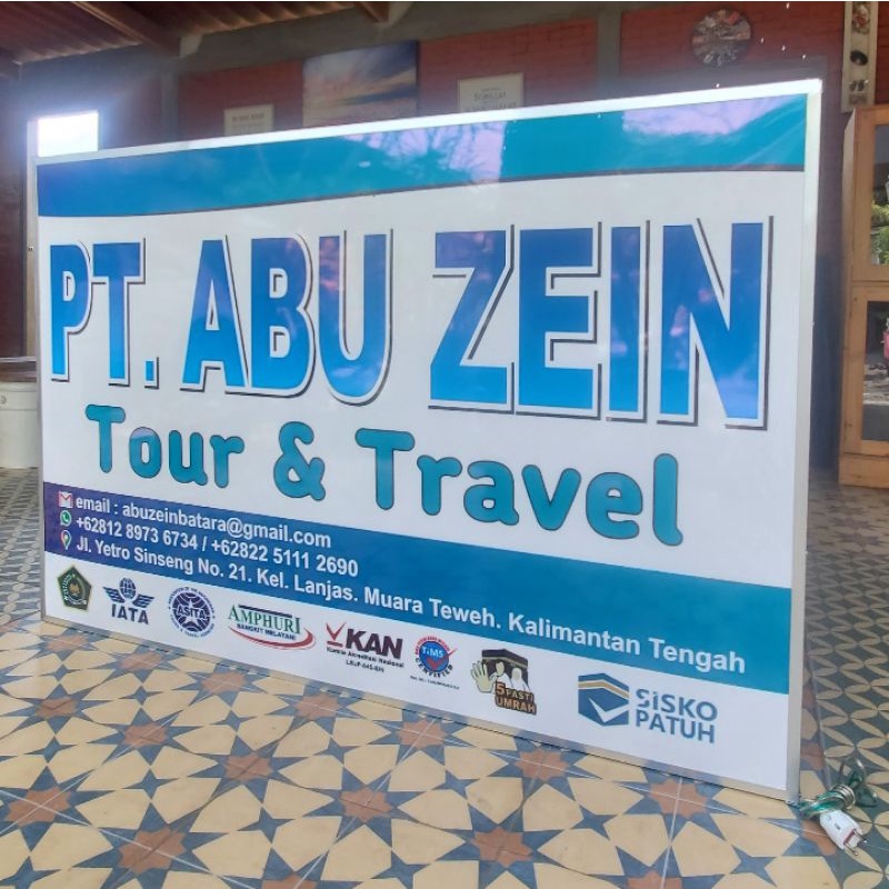 Jual Neon Box besar tebal +-20cm 2sisi Akrilik, Backlite ukuran 130x100 ...