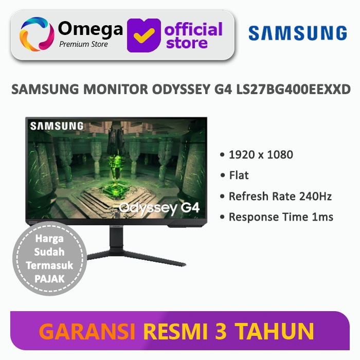 Jual SAMSUNG S27BG400 27" Odyssey G4 FHD IPS Gaming Monitor 240Hz ...