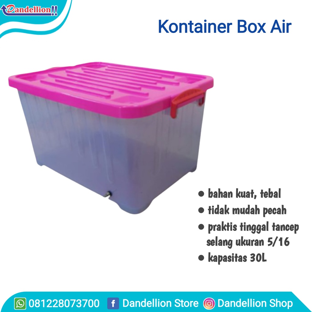 Jual Kontainer box air | Tandon minum kelinci, marmut, ayam | Shopee ...