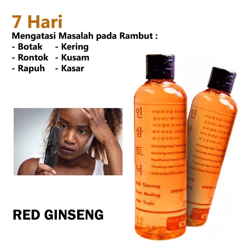 Jual RED GINSENG HAIR TONIC ORIGINAL / Tonic Penumbuh Rambut dan ...