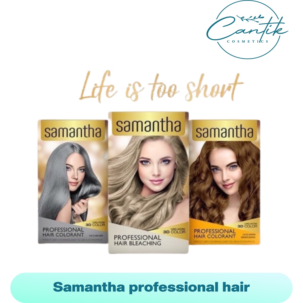 Jual Samantha professional hair colorant bleaching/Hair Color (GROSIR ...