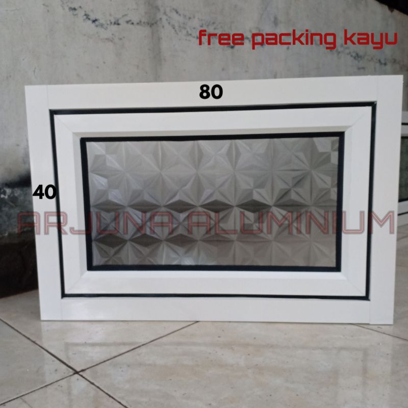 Jual Kusen Jendela Boven Aluminium 80x40 | Shopee Indonesia