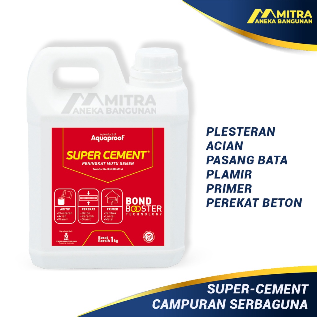 Jual SUPER CEMENT AQUAPROOF CAMPURAN SERBAGUNA / CAIRAN PENGUAT CAT ...