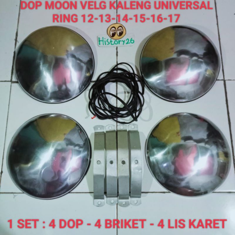 Jual Dop moon Velg kaleng Universal 1set - Dop moon velg kaleng Ring 12 ...