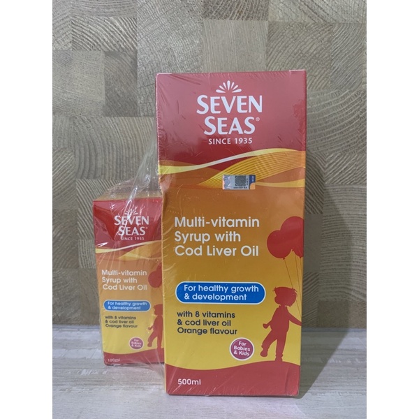 Jual seven seas multi vitamin syrup with cod liver oil | Shopee Indonesia
