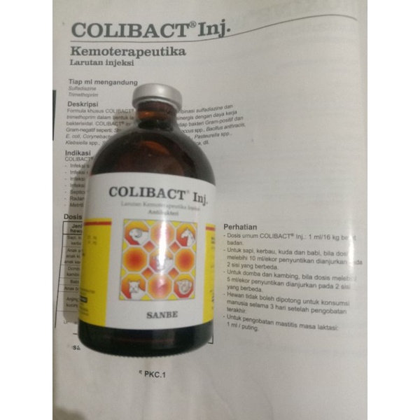 Jual COLIBACT INJEKSI 100 ML ( SANBE ) | Shopee Indonesia Jual COLIBACT INJEKSI 100 ML ( SANBE ) | Shopee Indonesia