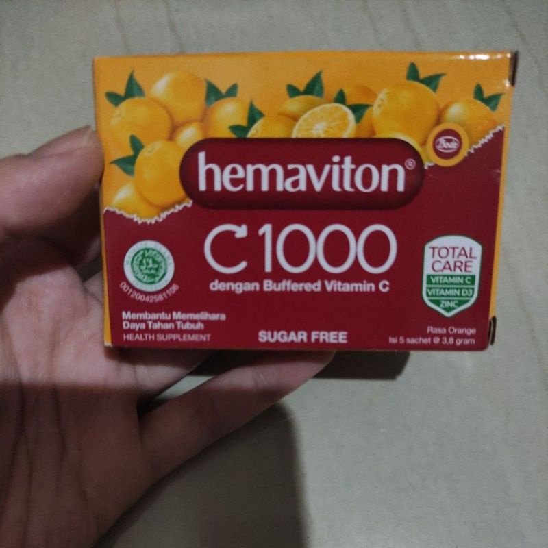 Jual HEMAVITON C-1000 1box @5sachet / HEMAVITON C1000 SACHET ...