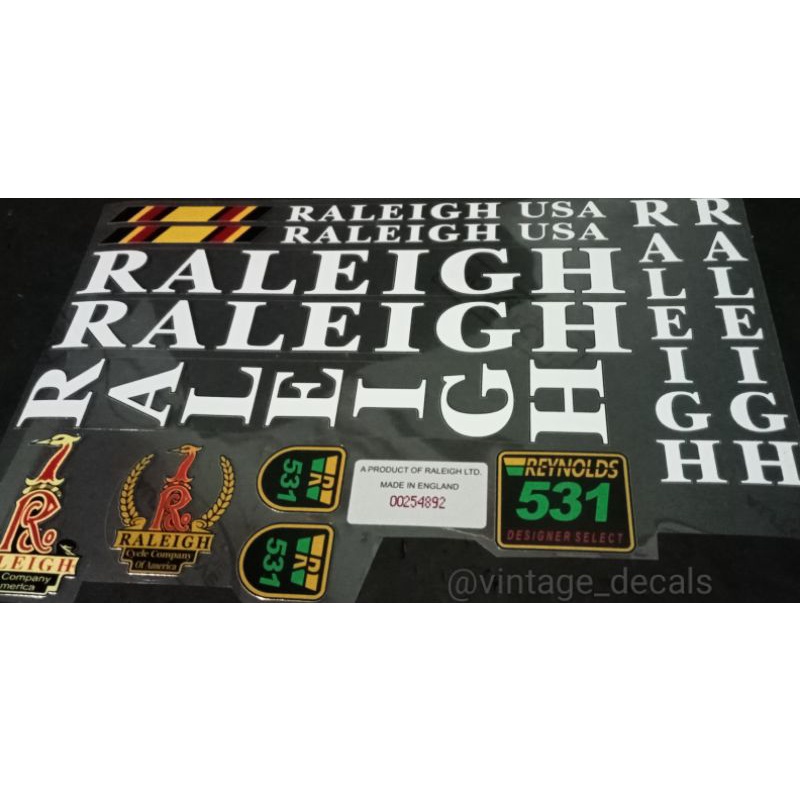 Jual sticker sepeda Raleigh USA racing track | Shopee Indonesia