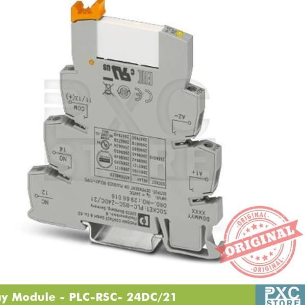 Jual Phoenix Contact - Relay Module - PLC-RSC- 24DC/21 - 2966171 ...