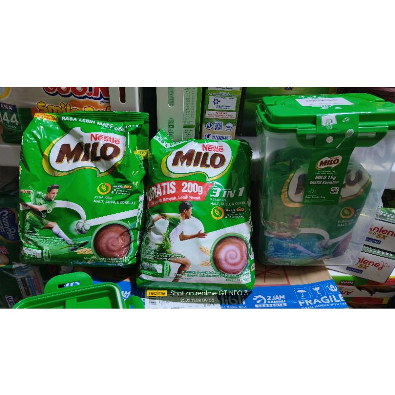 Jual Milo Activ- Go 1kg / Milo Activ Go 1 kg / 3 in 1 Minuman Bubuk ...