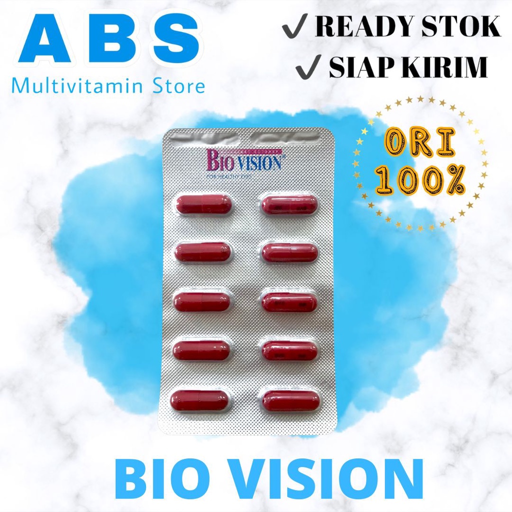 Jual Biovision strip isi 10 Kapsul Bio vision | Shopee Indonesia