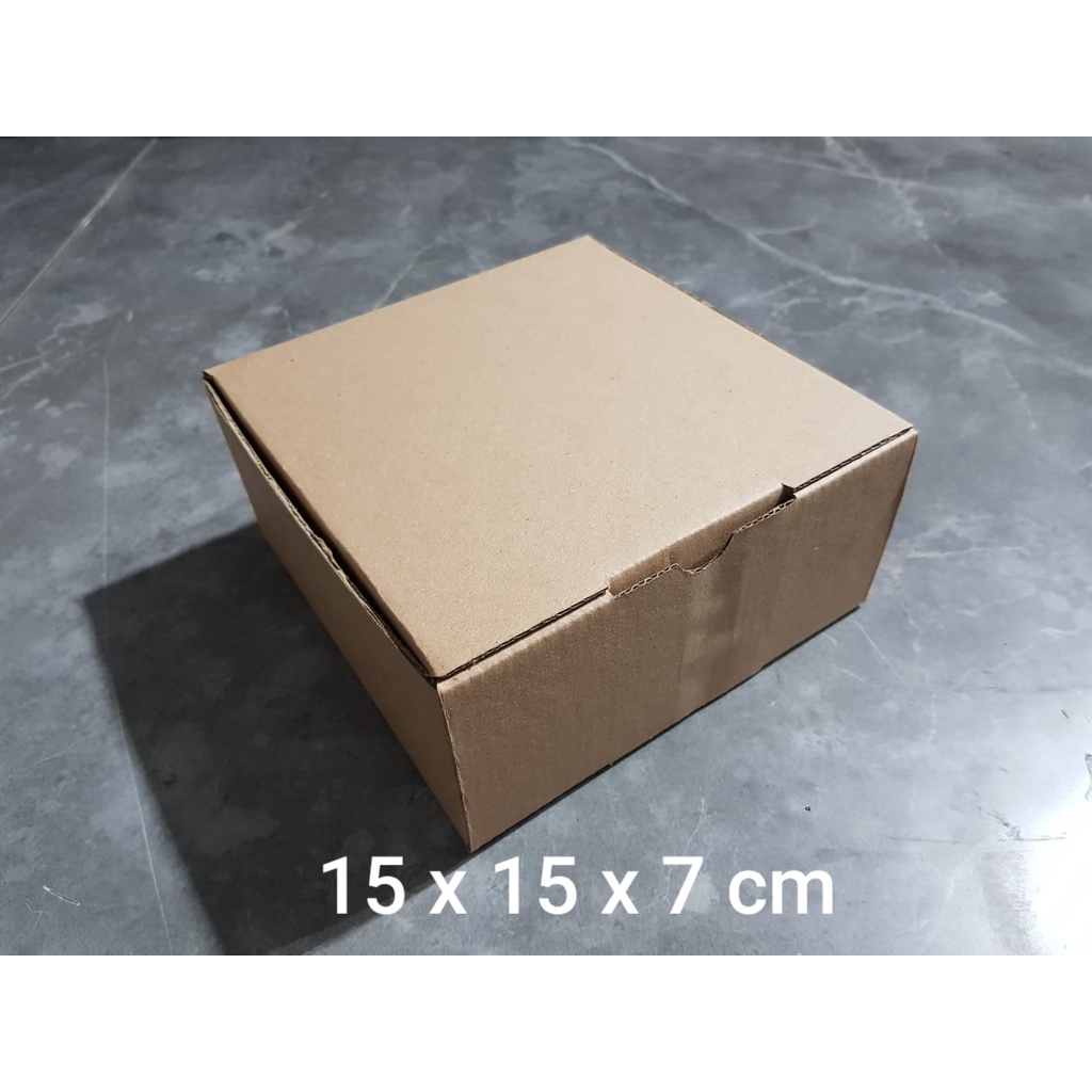 Jual Kardus 15x15x7 cm - Die Cut dan easy usage - | Shopee Indonesia