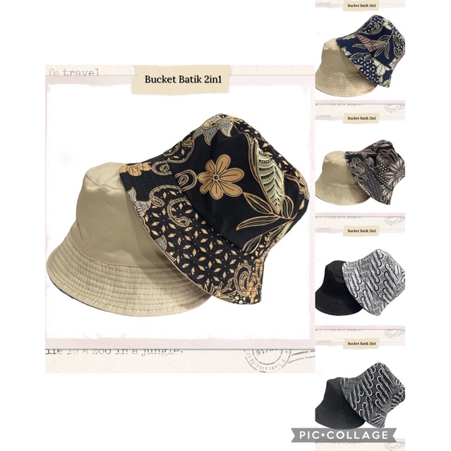 Jual Bucket Batik 2 In 1 - Bucket dua gaya - Bucket Batik | Shopee ...