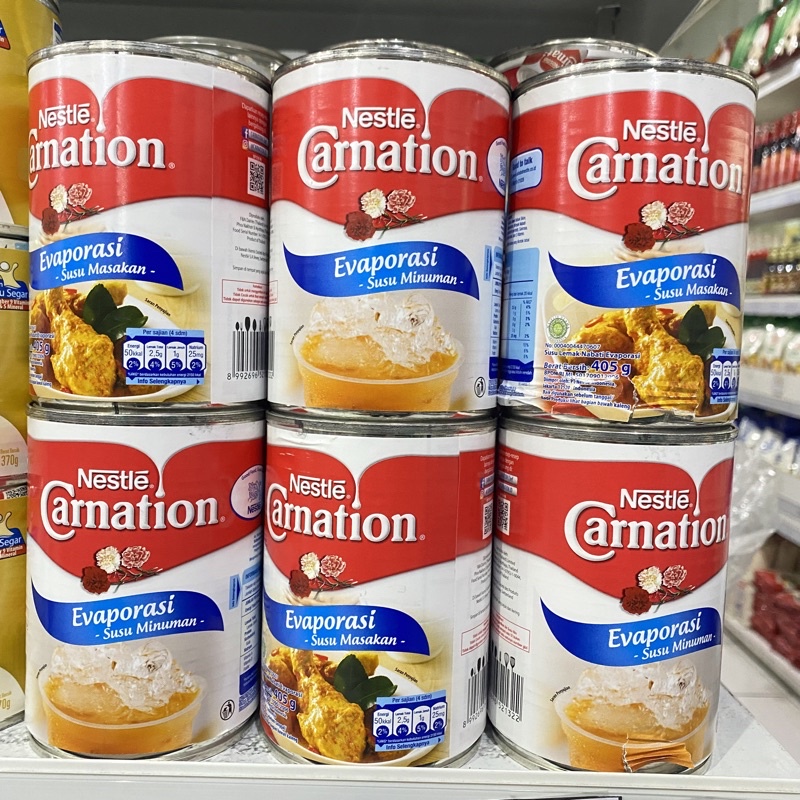 Jual SUSU EVAPORASI CARNATION 405GR | Shopee Indonesia