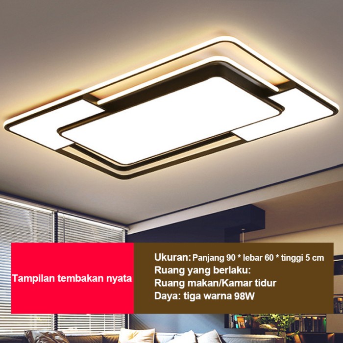 Jual PROMO COD LED Lampu Ceilling Lampu Plafon LED 3 Warna lampu hias ...