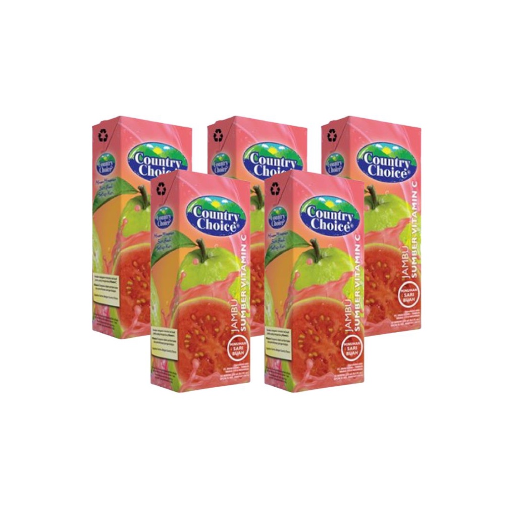 Jual Country Choice Guava Jus 5 x 250 mL | Shopee Indonesia