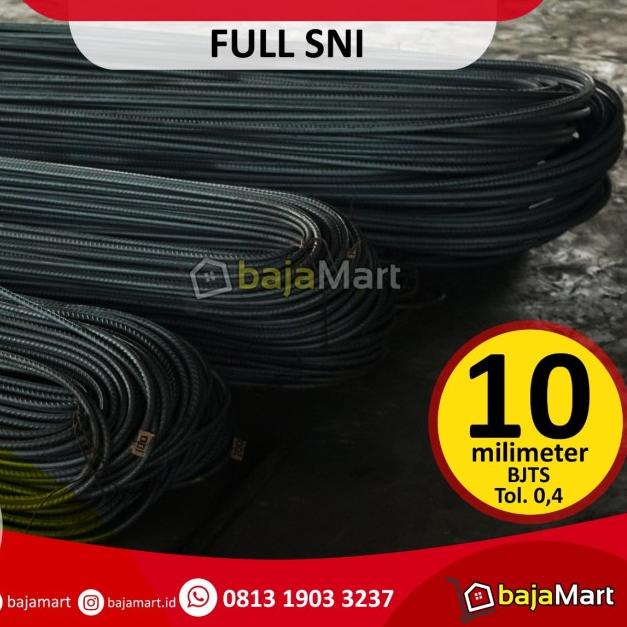 Jual Besi Beton Ulir 10 13 16 mm x 12 m Merek NES SNI FULL - 10 mm | Shopee Indonesia
