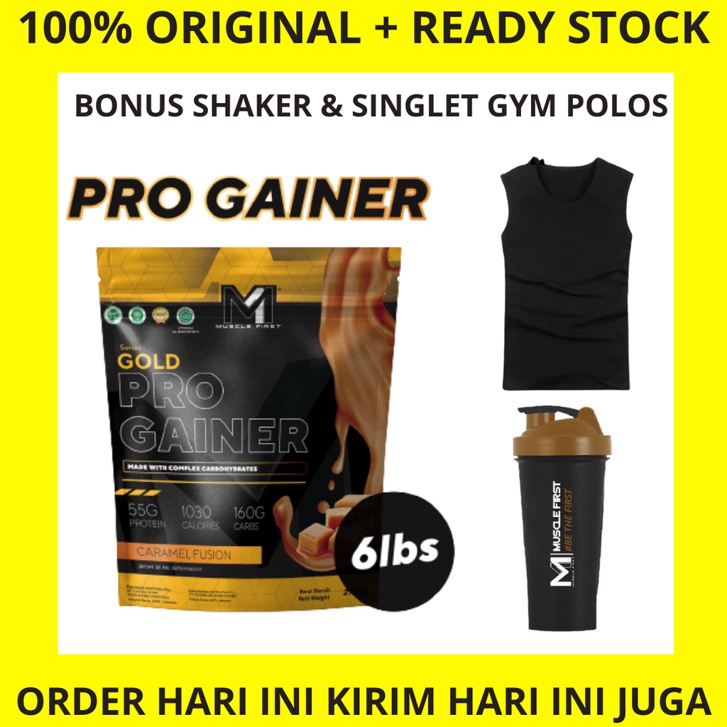 Jual MUSCLE FIRST M1 PRO GAINER 6LBS 2700 GRAM WEIGHT GAINER MASS GAIN ...