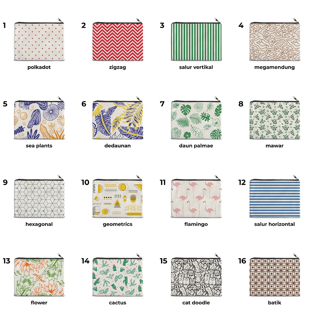 Jual Pouch Blacu Pernikahan/Event/Promosi/Komunitas Desain Motif ...