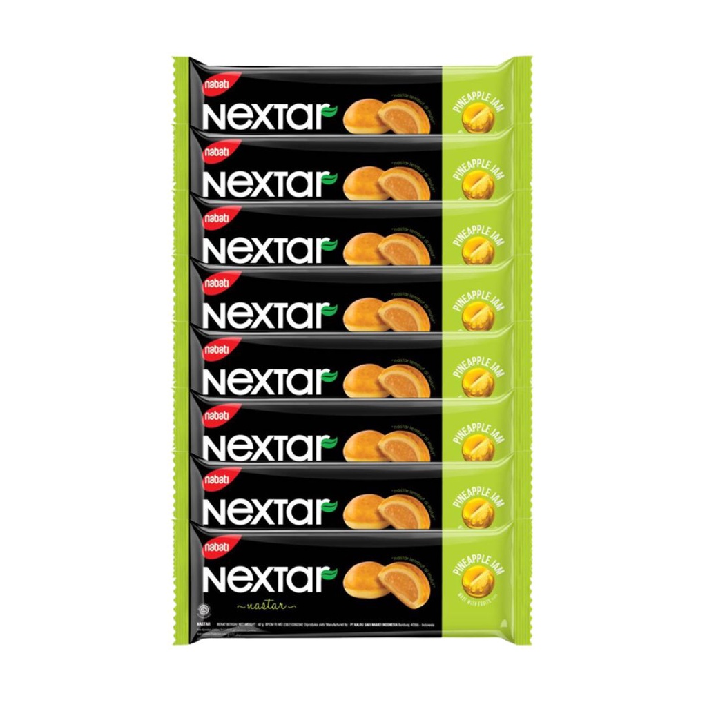 Jual Nextar Nastar Biskuit Nanas 8 x 34 gr | Shopee Indonesia