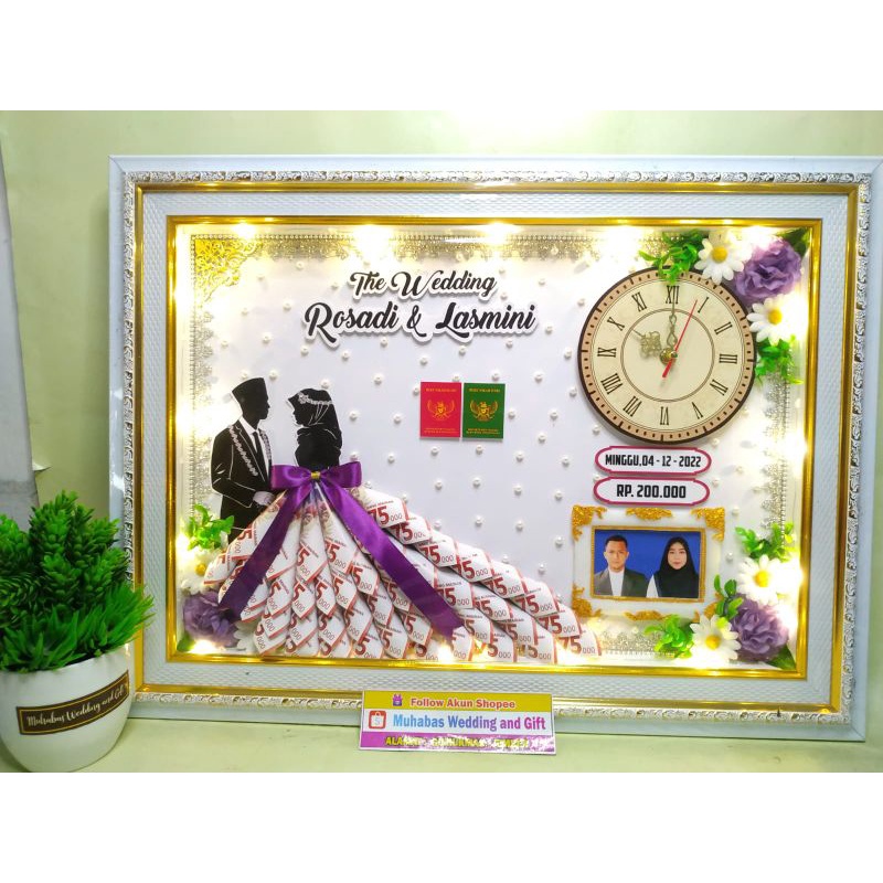 Jual Mahar Pernikahan Jam / Mahar Gaun / Mahar Foto / Mahar Siluet ...