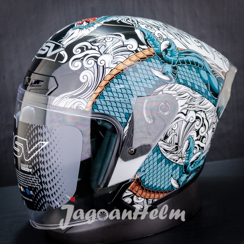 Jual HELM HALF FACE RSV NEW WINDTAIL 2.0 RYUJIN | Shopee Indonesia