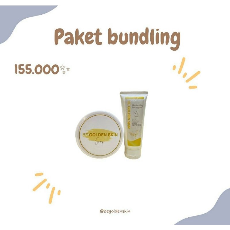 Jual Paket Bundling be golden skin/paket pencerah kulit | Shopee Indonesia