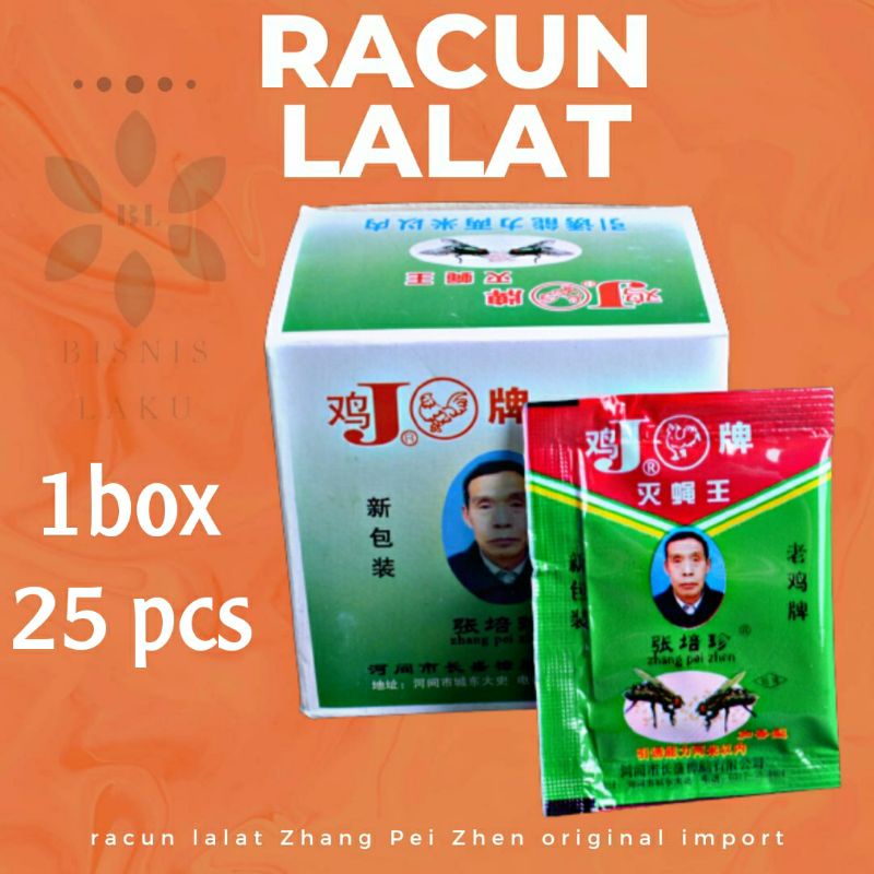 Jual RACUN LALAT ZHANG PEI ZHEN ORI 100% 1 KOTAK ISI 25PCS | Shopee ...